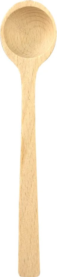 AMADEA Dřevěná lžička, masivní dřevo, 14 cm
