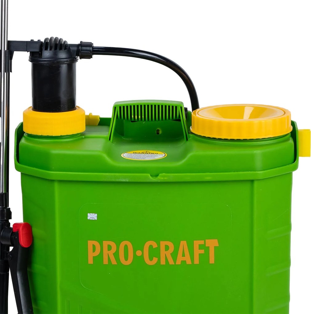 Procraft AS-16/2 16V - akumulátorový postřikovač (s 8,0 Ah akumulátorem a nabíječkou)