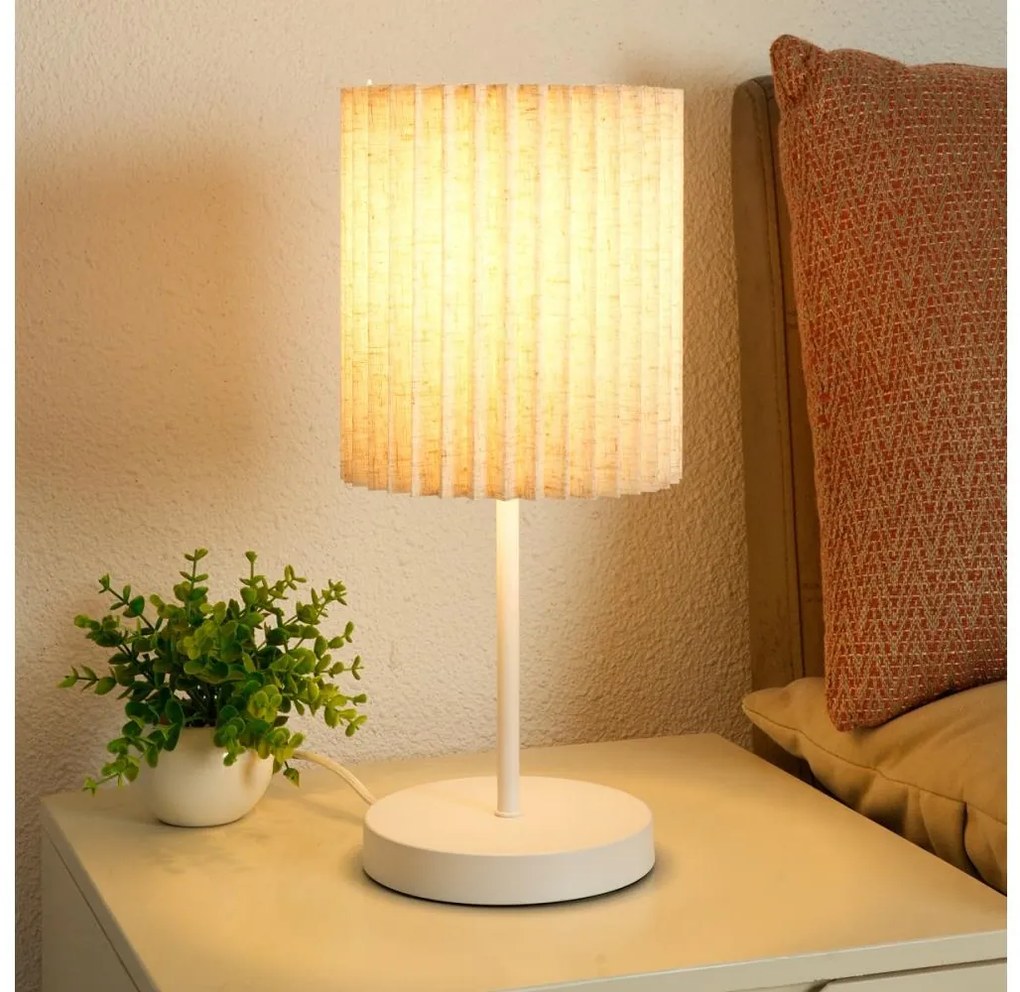 BRILAGI - Stolní lampa NORDIC WAVE 1xE27/15W/230V len/bílá Biano.cz