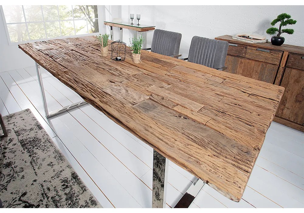 Massive home | Jídelní stůl BARRACUDA 200 CM masiv teak