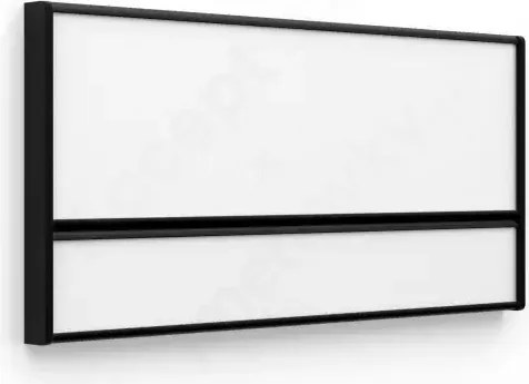 ACCEPT Dveřní tabulka ACS 187 x 93 mm - černá tabulka