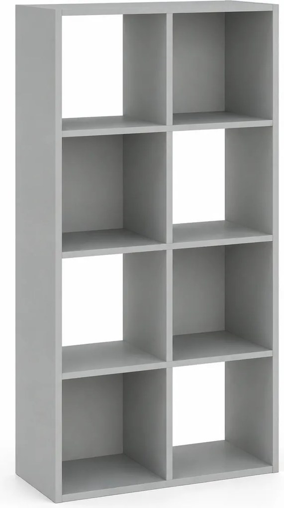 Regál Sinde 2x4, šedá