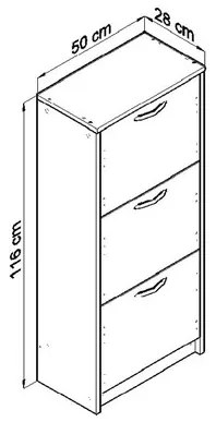 Botník JULIA 3K - buk