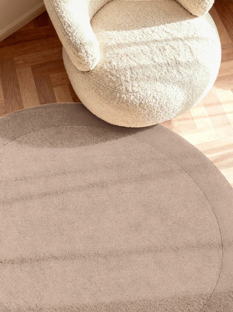 Villeroy & Boch Kusový koberec Kivi 106282 Beige kruh, 150x150 (průměr) kruh, béžová, ložnice