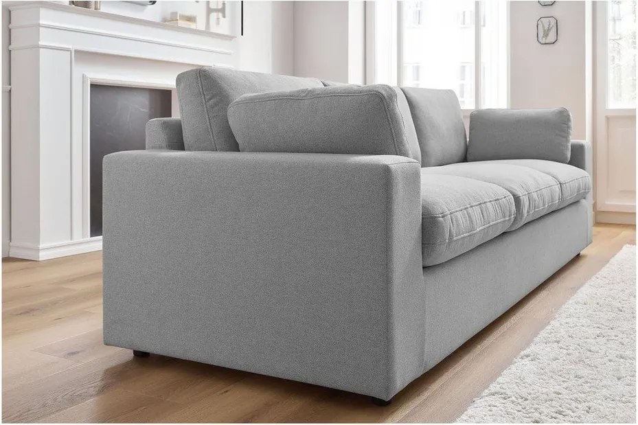 Světle šedá pohovka 250 cm Belair – Bobochic Paris