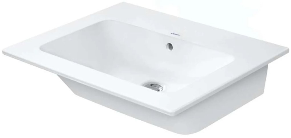 Duravit ME by Starck - Nábytkové umyvadlo 63x49 cm, matná bílá 2336633260