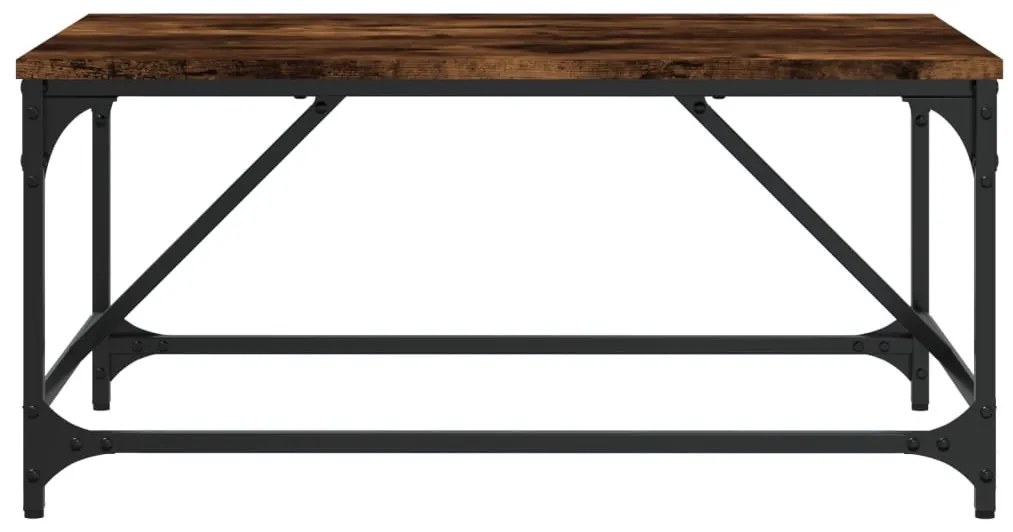 Konferenční stolek kouřový dub 75 x 50 x 35 cm kompozitní dřevo - Default Title