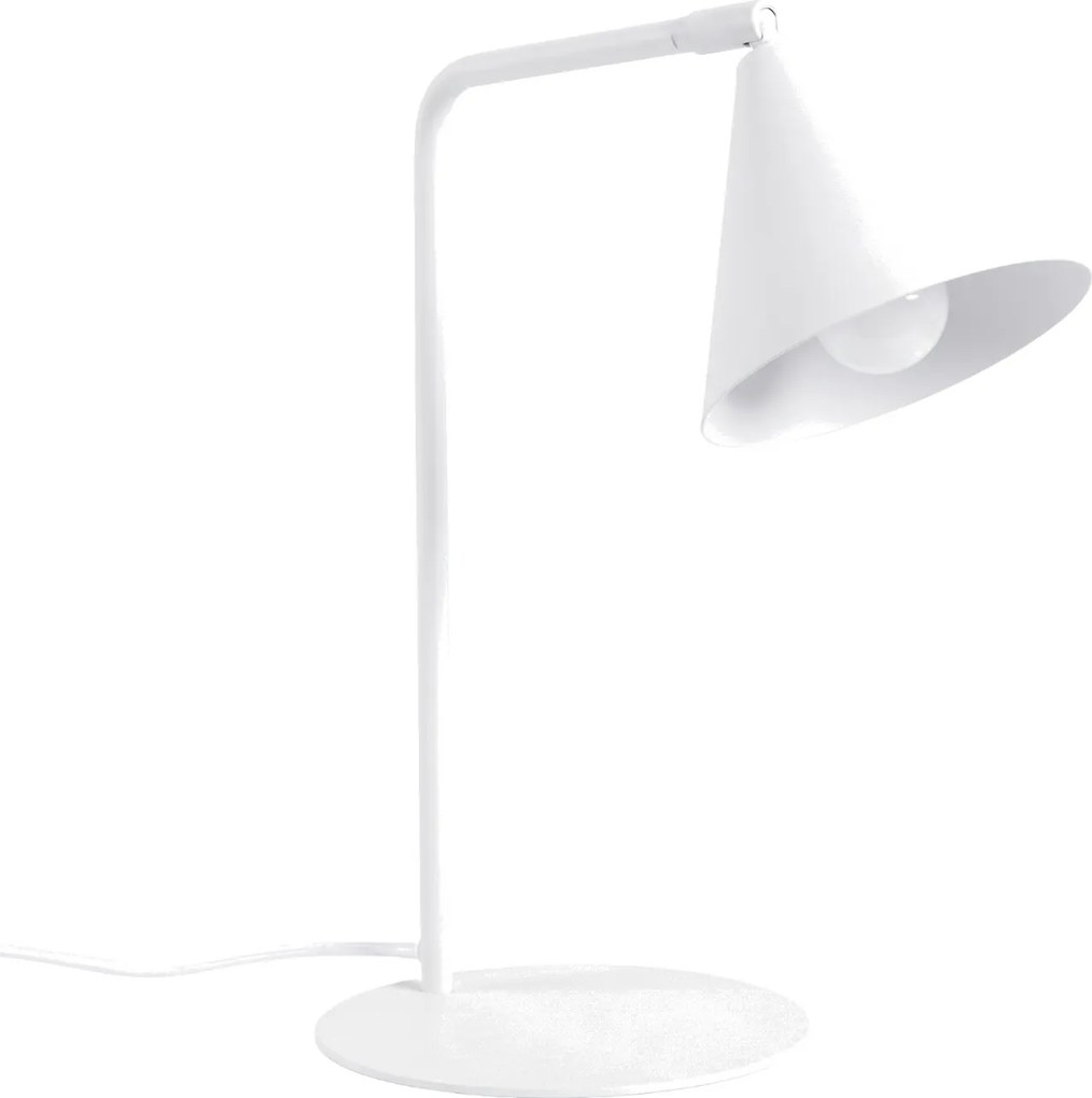 Sollux Lighting Stolní lampa NOX bílá