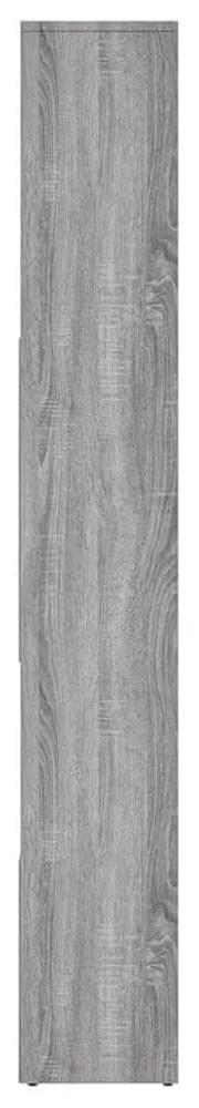 Petromila Knihovna šedá sonoma 67 x 24 x 161 cm kompozitní dřevo