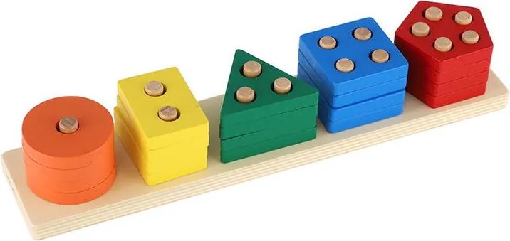 Skládačka Tvary dřevěná