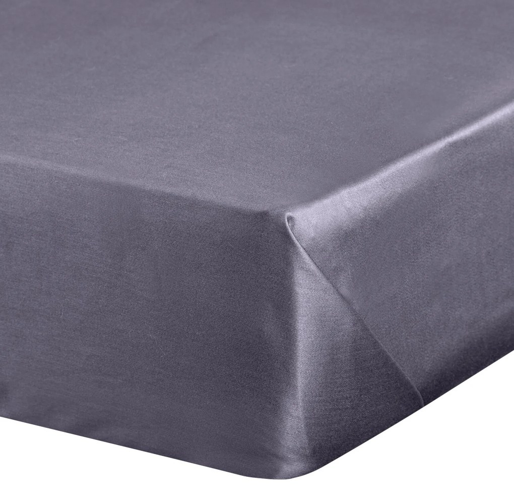 JERSEY PROSTĚRADLO 200X220 CM, VÝŠKA 30 CM TMAVĚŠEDÉ