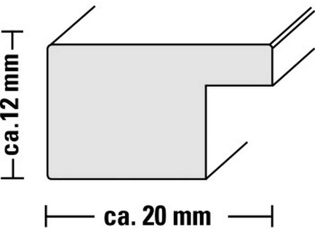 Hama rámeček dřevěný JESOLO, žlutá, 21x29,7cm