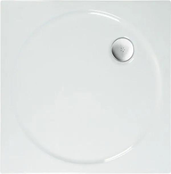 Polysan Tosca Sprchová vanička akrylátová, čtverec 80x80x4cm, bílá, 52111