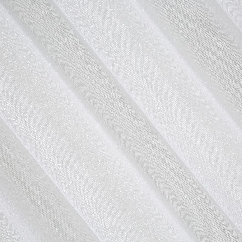 Bílá záclona na kroužcích AMARO 350x250 cm