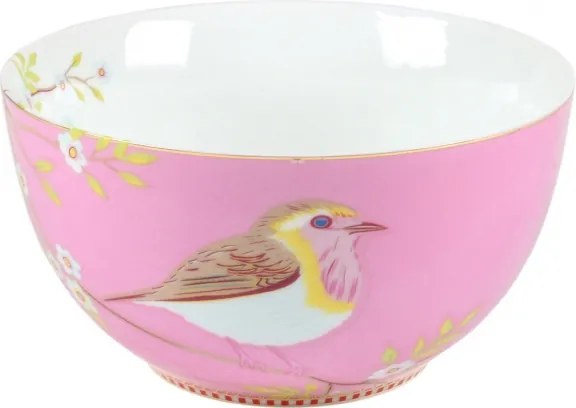 Pip Studio Floral miska Early Bird růžova 15cm