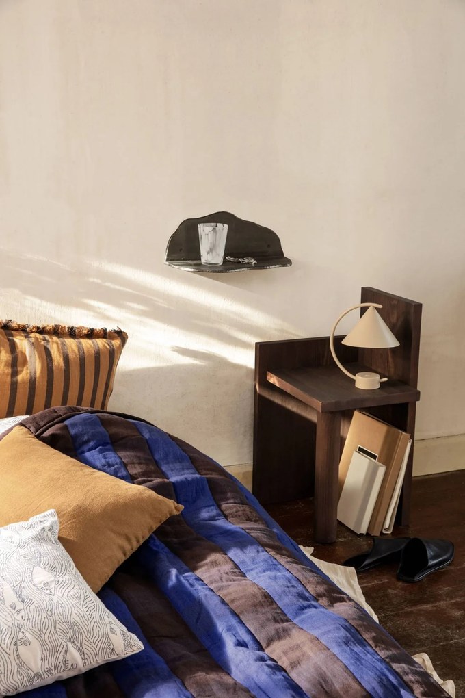 Ferm Living Designová stmívatelná lampa Meridian Cashmere, béžová barva, kov