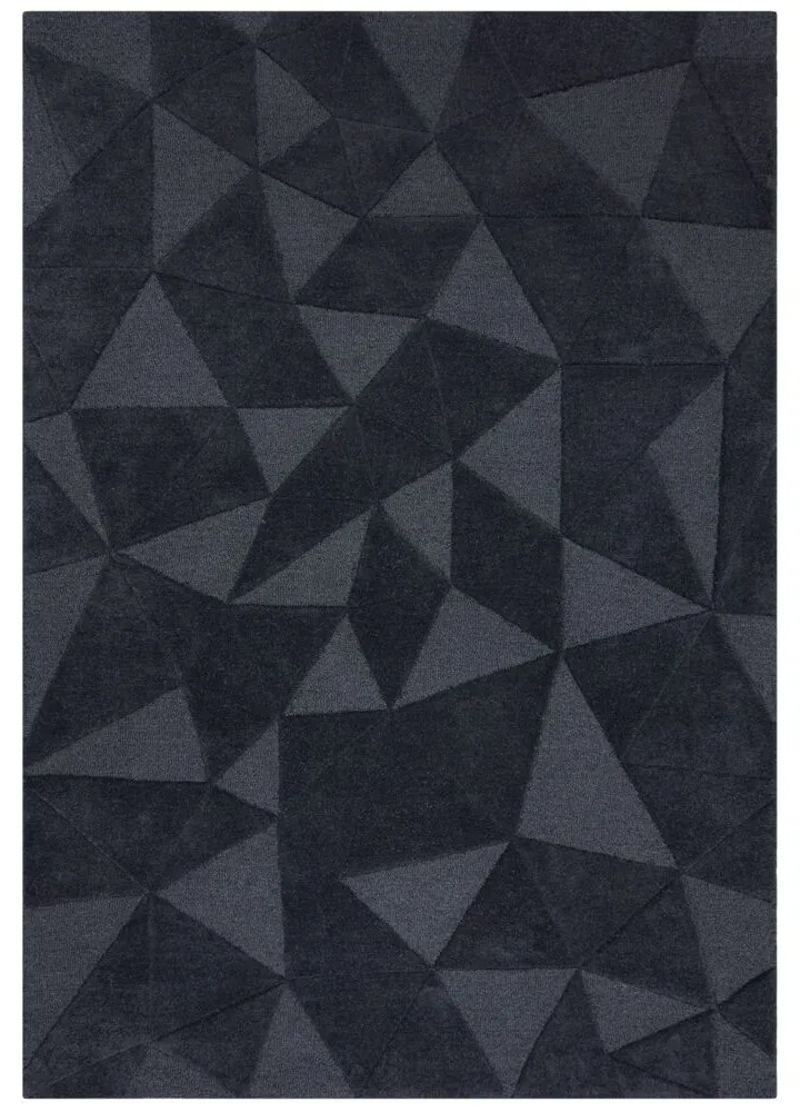 Flair Rugs, Kusový koberec Moderno Shard Charcoal, 200x290, šedá, chodba / předsíň