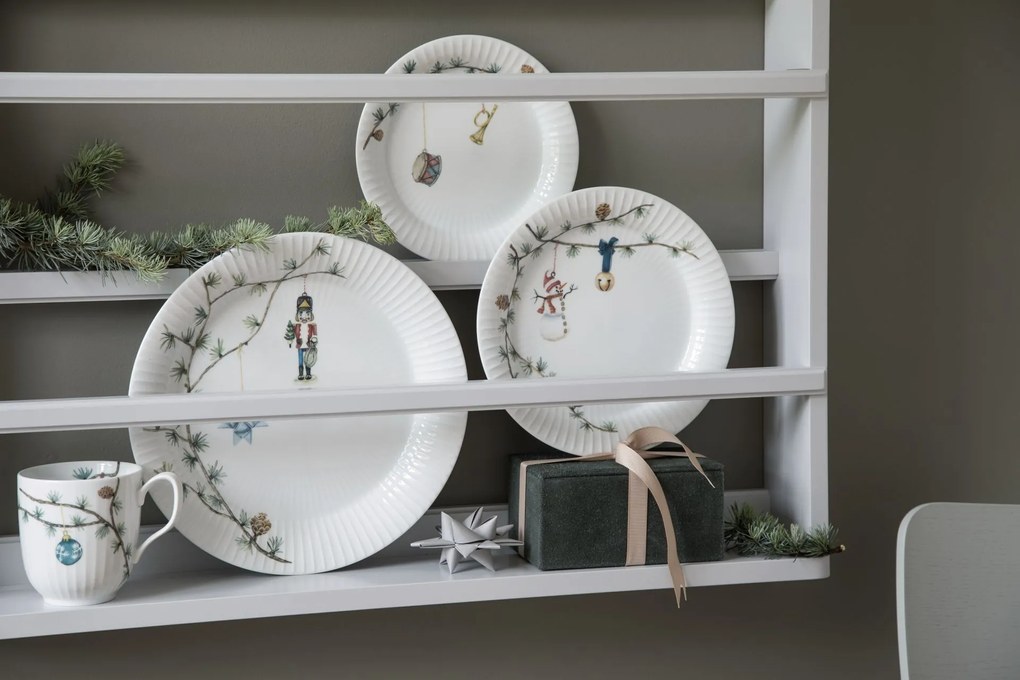 KÄHLER Dezertní talíř Hammershøi Christmas 19 cm, multi barva, porcelán
