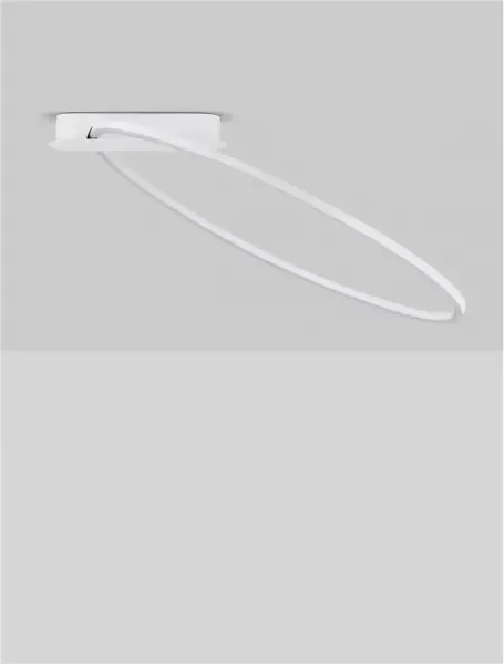LED stmívatelné bílé moderní stropní svítidlo Kiklos