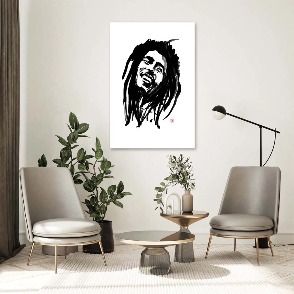 Gario Obraz na plátně Bob Marley - Péchane Rozměry: 40 x 60 cm