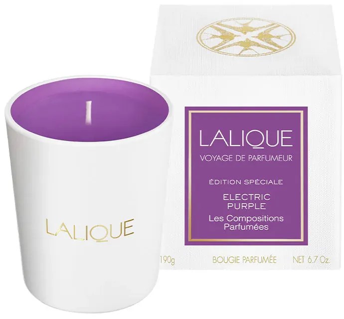 Lalique Vonná svíčka Electric Purple, 190 g  BFFB10181