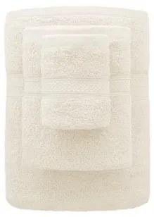 Bavlněný froté ručník Vena 70 x 140 cm krémový