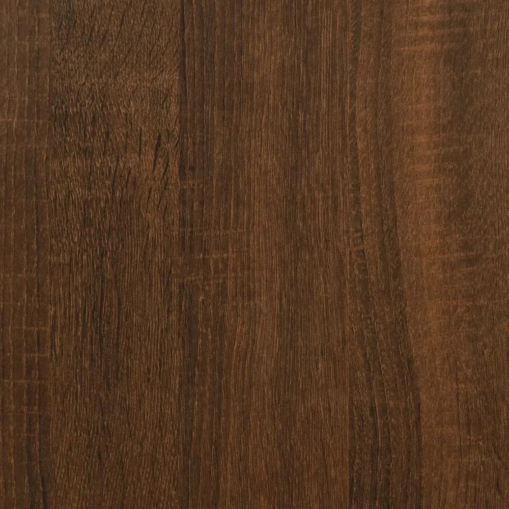 Petromila Koupelnová skříňka hnědý dub 30 x 30 x 190 cm kompozitní dřevo