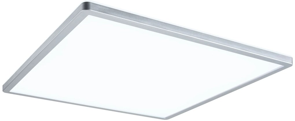 Paulmann 71009 Atria Shine, matně chromové stropní svítidlo s korónou, 22W LED 4000K tříkrokové stmívání, 42x42cm