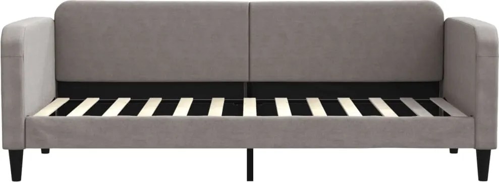 Válenda s přistýlkou taupe 80 x 200 cm textil 3196814