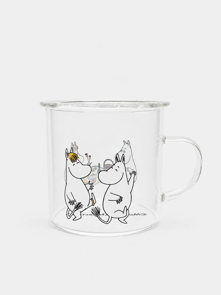 Sinsay - Skleněný hrnek s uchem The Moomins - vícebarevná