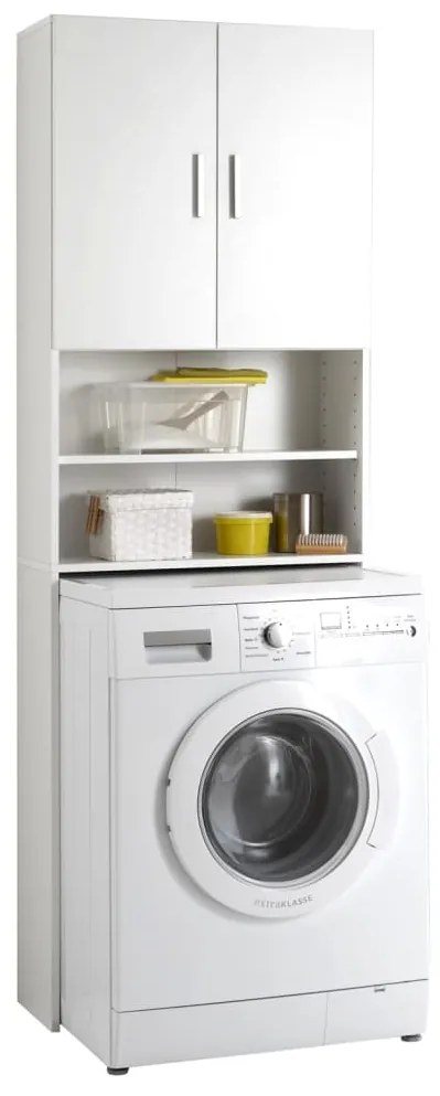 FMD Skříňka nad pračku s úložným prostorem bílá - Default Title