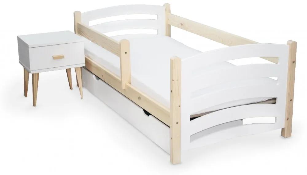 Dětská postel Mela 80 x 160 cm Matrace: Matrace COCO 10 cm, Rošt: S lamelovým roštem