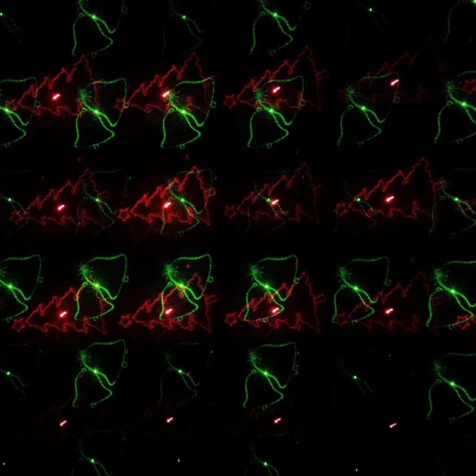 Laserové vánoční osvětlení, různé motivy