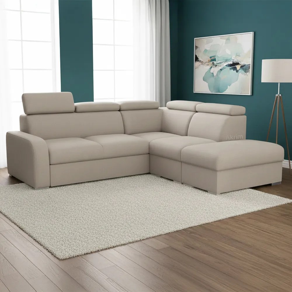 Sedací souprava OSLO V | 250x230 | rozkládací + 2x úložný prostor | VÝBĚR TKANIN