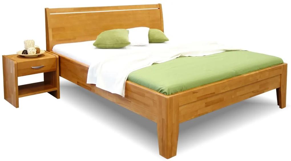 Zvýšená postel z masivu CATARINA 2, masiv buk