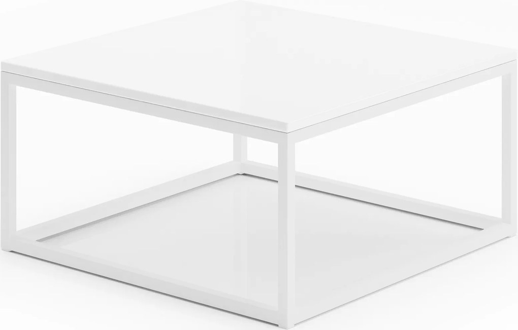 ADRK Furniture Konferenční stolek BELTEN 65x65 CT-BEL-W-W