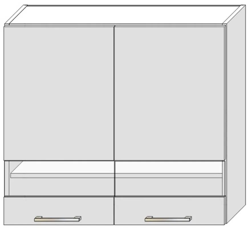 Kuchyňská Skříňka Bono Ws80 bílá alaska/bílá