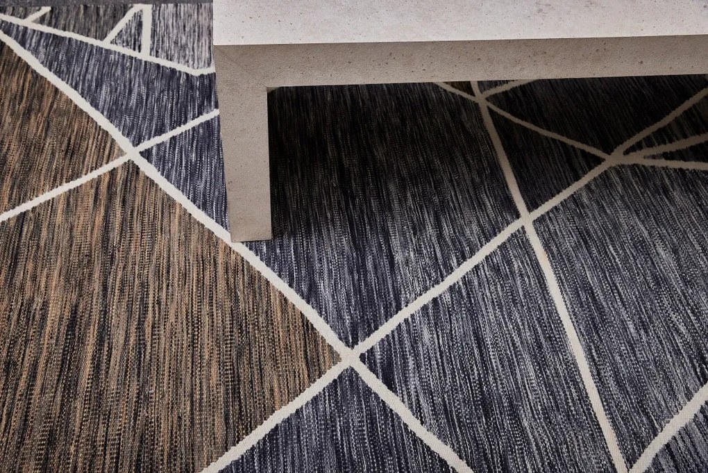 Diamond Carpets India, Ručně vázaný kusový koberec DaVinci's Ermine DESP P93 Mix, 140x200, šedá, chodba / předsíň