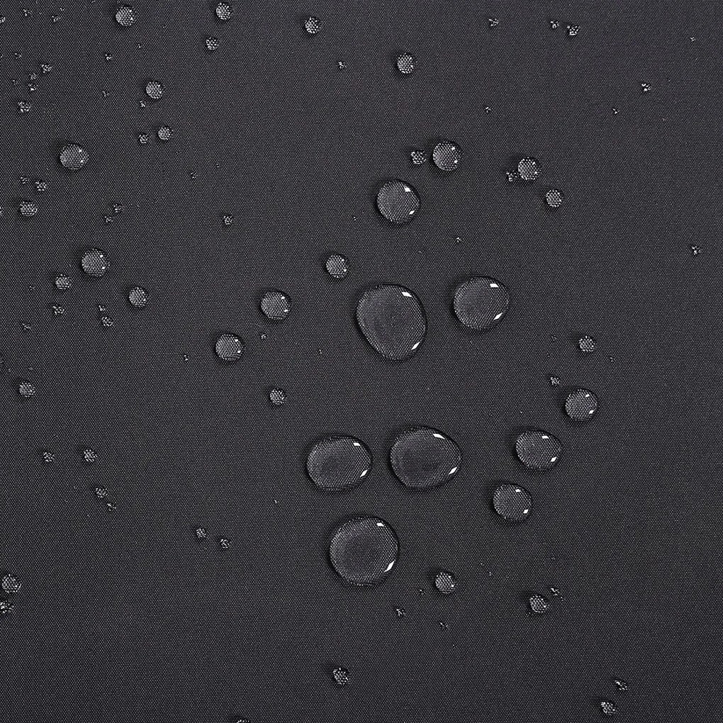 Vertikální sluneční clona, voděodolná clona, šedá, 2,5 x 1,6 m (v x š)