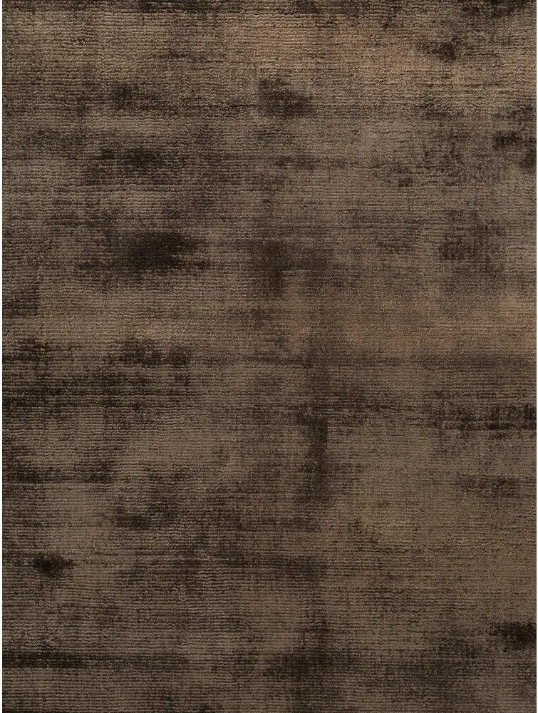 Hnědý ručně tkaný koberec z viskózy 120x180 cm Noemi – Vikosa