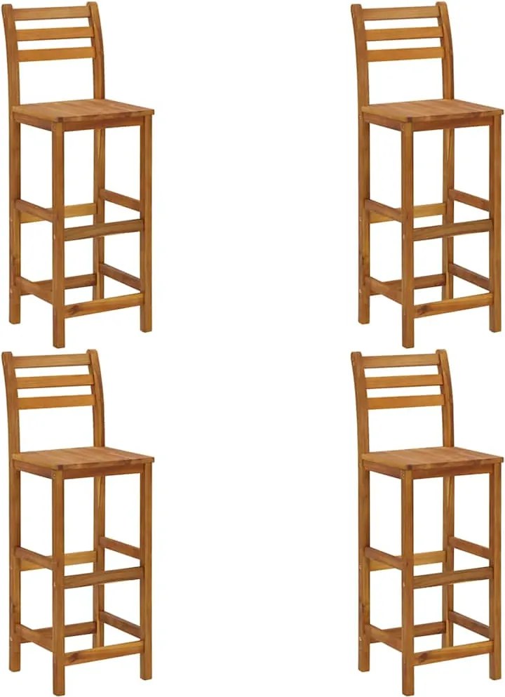5dílný zahradní barový set masivní akáciové dřevo 3116005
