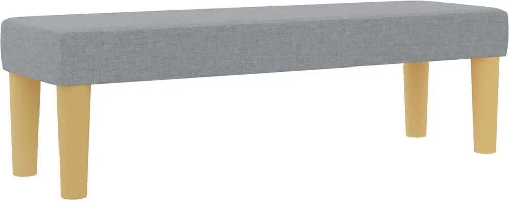 Postel s boxspringem s čelo Světle šedá 200 x 200 cm textil 3344401