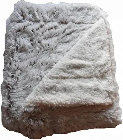 koberec Archaický Mléčně bílá chlupata deka h m spodnička studio Serena