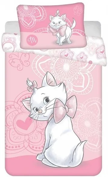 Jerry fabrics Disney povlečení do postýlky Marie cat 02 baby 100x135 + 40x60 cm