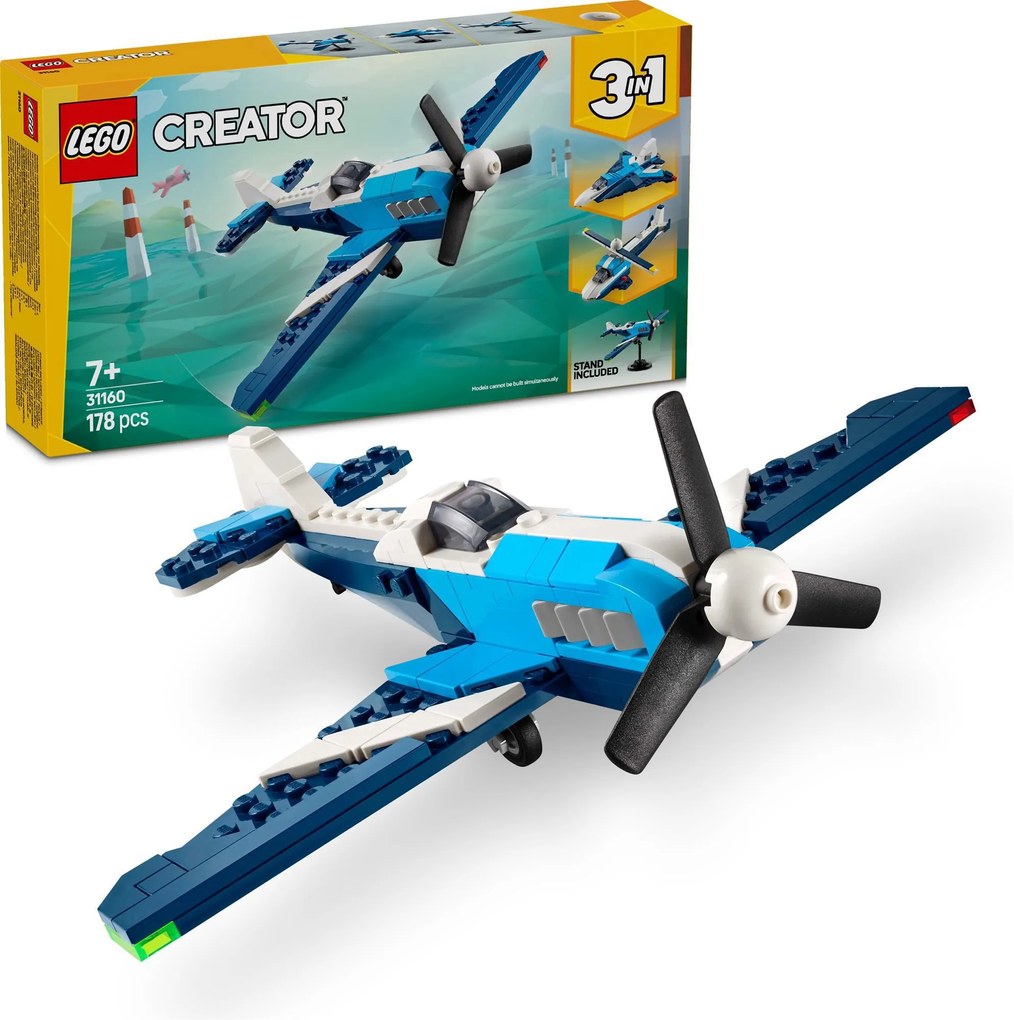 Lego creator 3 v 1 31160 závodní letadlo 5702017822259