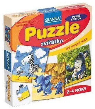 GRANNA zvířátka 4v1 4,6,9,12 dílků