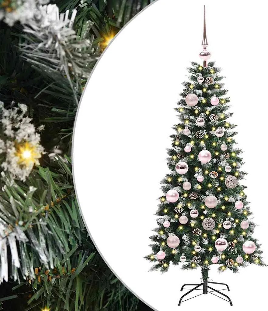 Umělý vánoční stromeček Zelená 120 cm PVC, plast a ocel 3395798