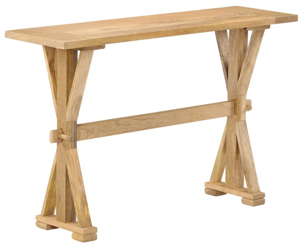247118 vidaXL Konzolový stolek 118 x 35 x 76 cm masivní mangovníkové dřevo