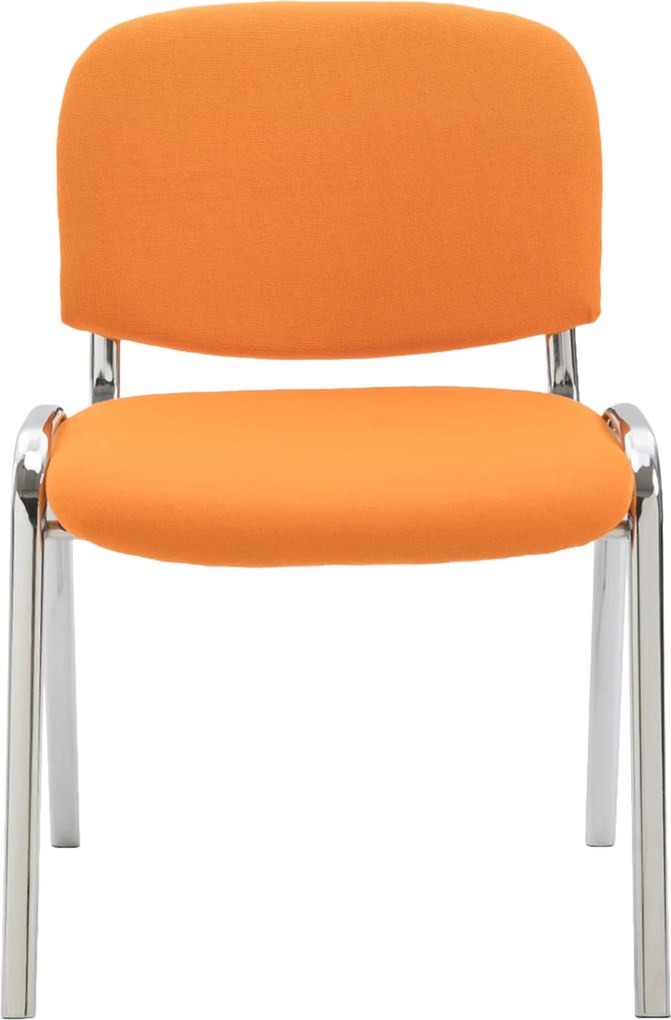 Konferenční židle Ken C látka – oranžová