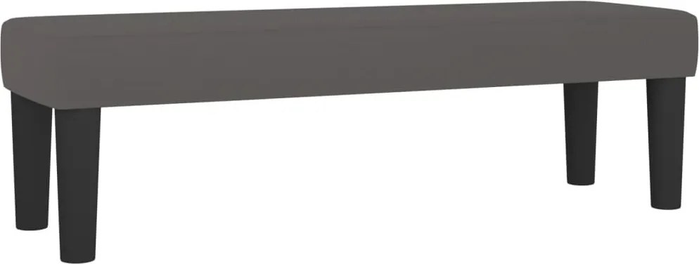 Box spring postel s matrací šedá 140x200 cm umělá kůže 3137669
